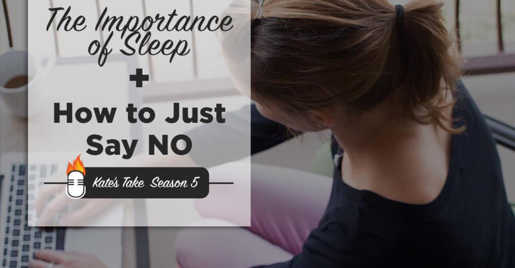 The importance of sleep and how to just say no | EOFire